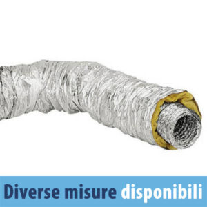 Condotto Flessibile Isolato ø 80 Lunghezza 10 metri per Impianti di ...